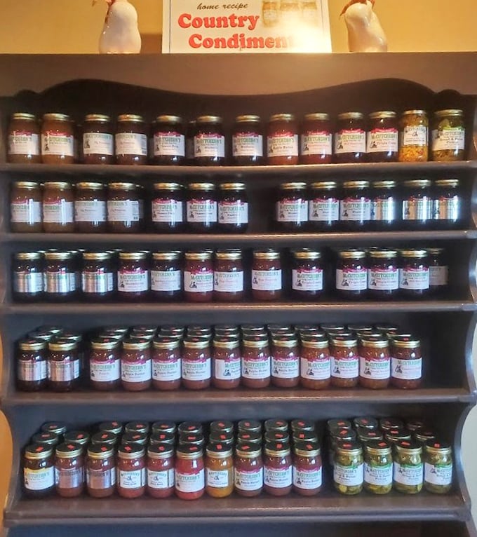The condiment collection that turns good food into great memories—apple butter included, life-changing guaranteed.