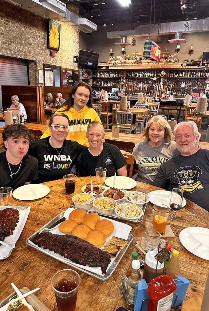 Barbecue brings families together better than any reunion planner. That spread isn't just a meal—it's memories in the making.