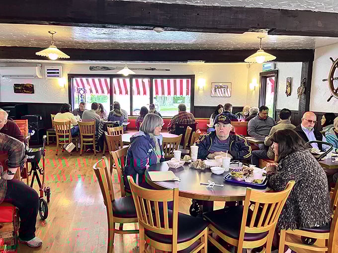Generations gather around these tables, passing down the tradition of "you've got to try the whole bellies" to wide-eyed newcomers.