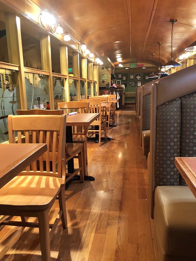 The kind of dining room where conversations flow as freely as the coffee refills.
