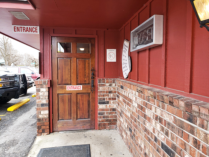 The entrance doesn't promise luxury, but something better—authentic food experiences that money can't manufacture.