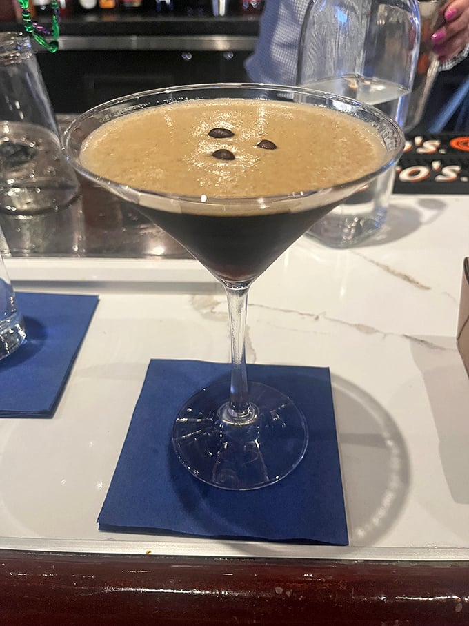 An espresso martini that doesn't just wake you up – it dresses you in a tuxedo and takes you dancing.