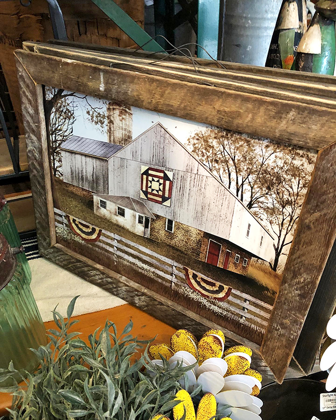 Rural Americana captured in weathered frames—barn quilts and autumn trees that transport you to a simpler time without the inconvenience of time travel.