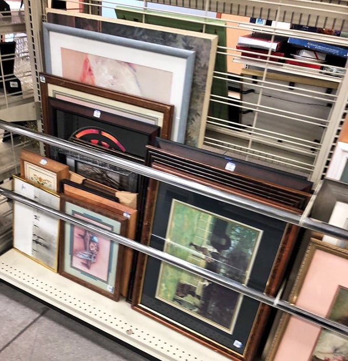 The art gallery section: where someone else's décor mistakes might become your walls' new conversation starters.