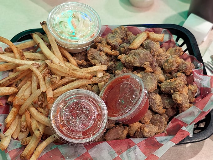 Fried chicken gizzards—the dish that separates the curious from the cautious. Those golden nuggets have converted many a skeptic.