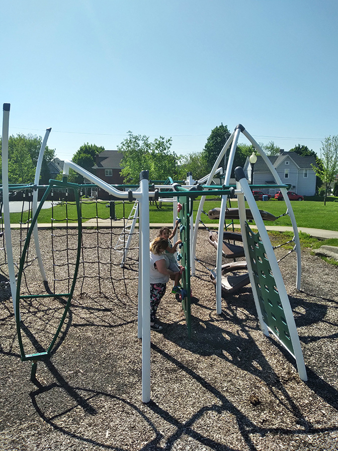 This playground proves Huntington understands that retirement-friendly doesn't mean grandchild-unfriendly – multi-generational fun comes standard here.