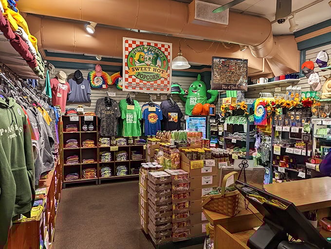The gift shop: where you can take home a taste of Tony Packo's, because sometimes souvenirs should satisfy more than just nostalgia.