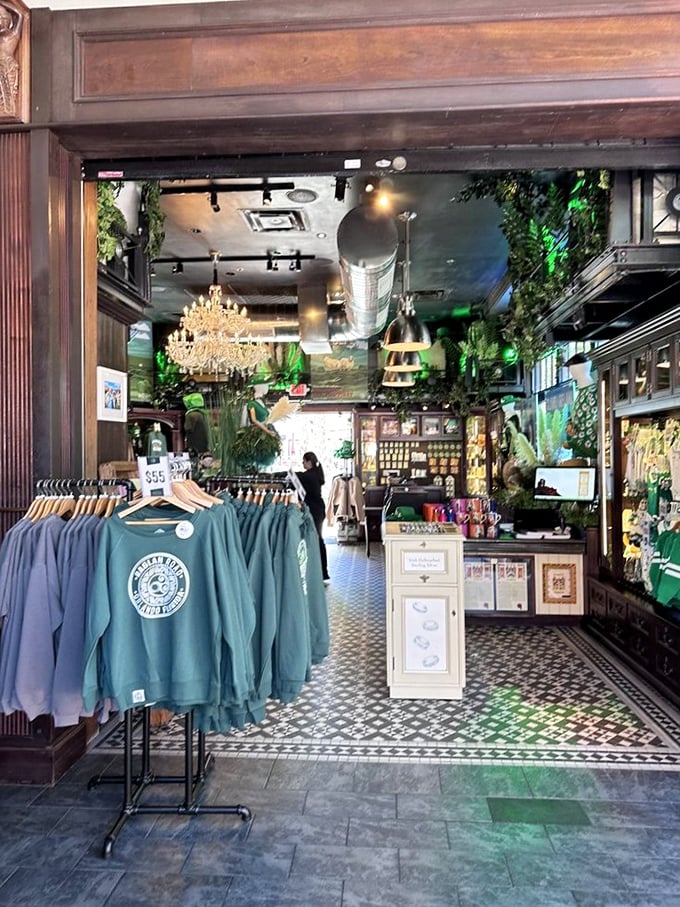 The gift shop offers treasures that won't end up in next year's garage sale—authentic Irish goods that bring a bit of the Emerald Isle home.