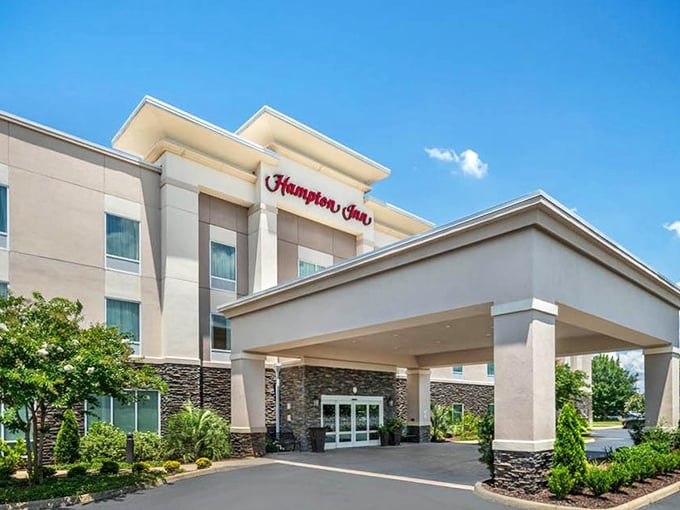 The Hampton Inn offers a modern counterpoint to Eufaula's historic charm—because appreciating antebellum architecture is more enjoyable after a good night's sleep.
