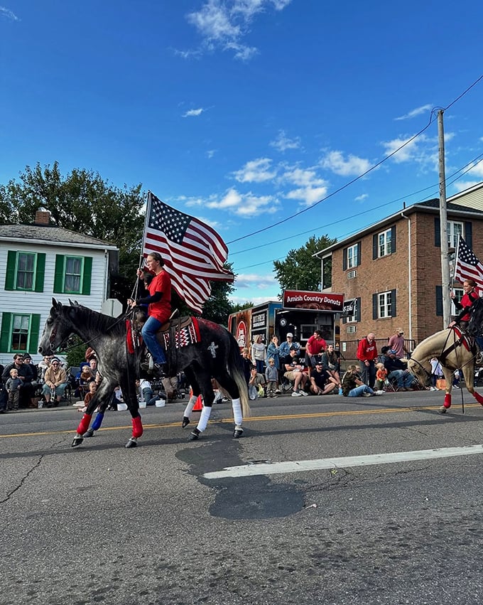 Patriotism on parade in Berlin, where community celebrations blend American pride with local traditions.