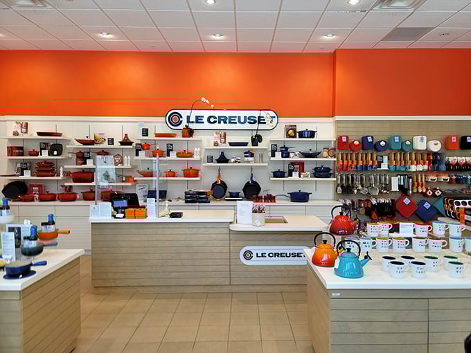 Le Creuset's rainbow of cookware makes you want to renovate your kitchen just to show it off. Cooking becomes theater with these colorful stars.
