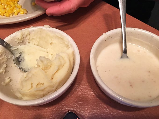 Mashed potatoes and gravy – the dynamic duo that's been supporting fried chicken's starring role since the beginning of comfort food time.