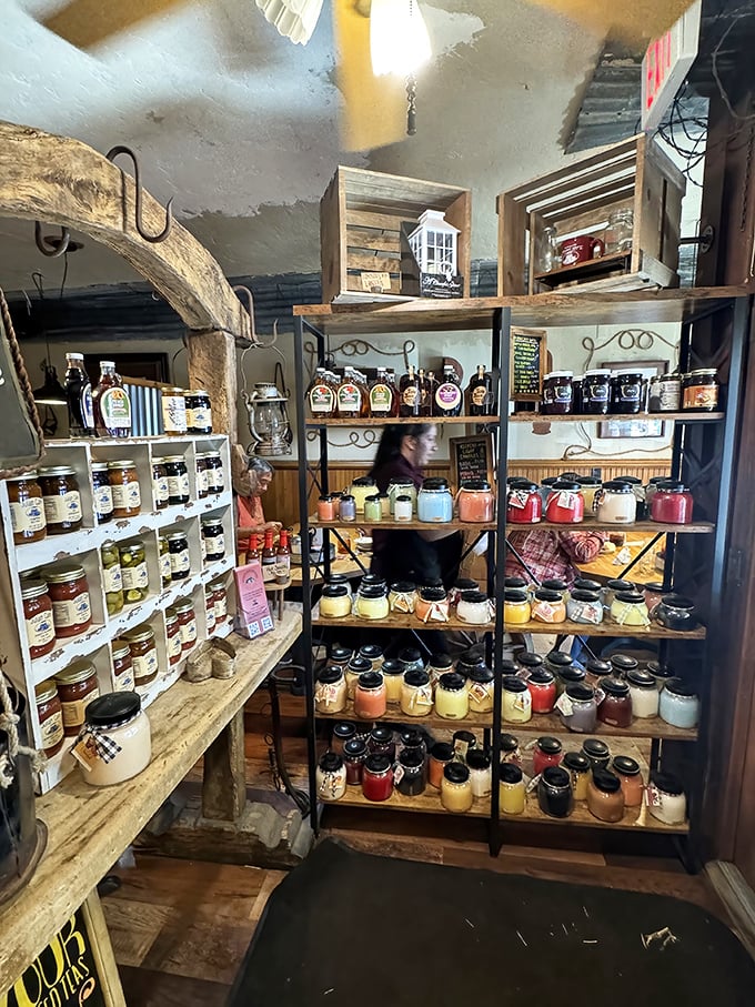 The gift shop's shelves groan with jams, syrups and candles—edible souvenirs that let you take a taste of Julian's magic back to your kitchen.
