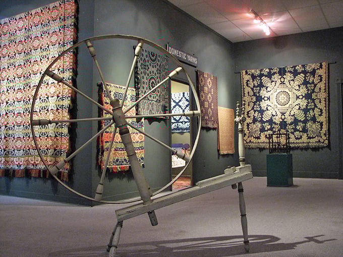The National Museum of the American Coverlet celebrates textile artistry that kept pioneers warm and homes beautiful long before mass production.