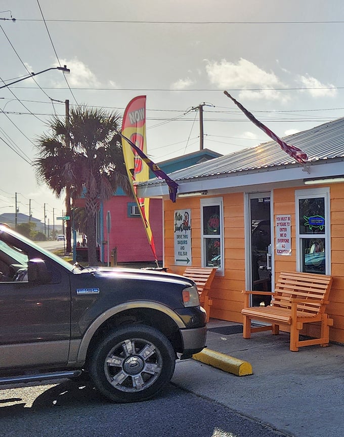 Native Island Daiquiri adds colorful refreshment to island life, because beach towns understand the importance of frozen beverages done right.