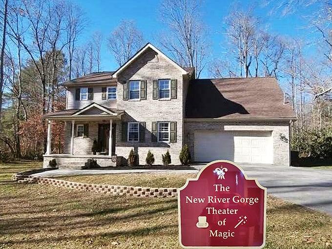 Even magic needs a home address – this unassuming house transforms into a theater of wonder that would make Houdini feel right at neighborhood.