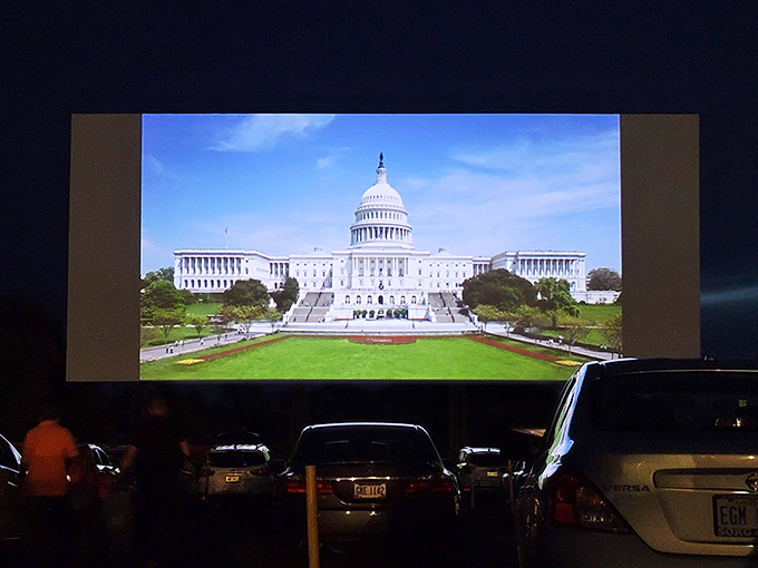 A perfect Ohio evening at Aut-O-Rama Twin Drive-In, where classic movies, starlit skies, and cozy cars create timeless memories.