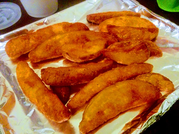 Potato wedges fried to such perfection they deserve their own fan club. Crispy, seasoned, and ready for their close-up.