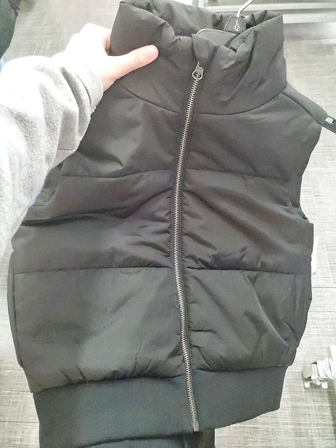 The perfect puffer vest—waiting for its next adventure. Winter's answer to "I'm cold but my arms aren't."