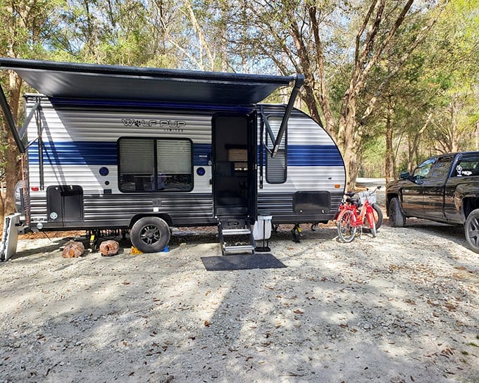 Home is where you park it. This RV spot offers the perfect balance of wilderness and comfort—like camping with training wheels.