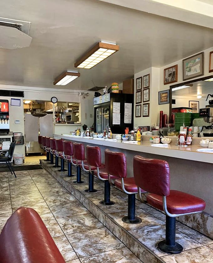 These counter seats aren't just the best spots in the house—they're front-row tickets to the greatest show in Prescott: Breakfast Theater.