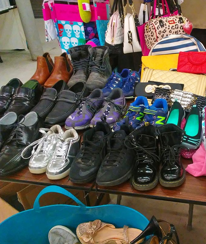 Footwear finds galore—these pre-loved shoes have walked interesting paths before and are ready for their second act on new feet.