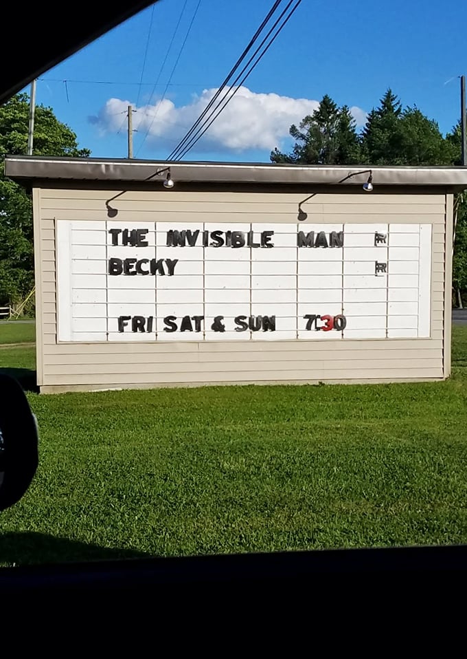 Tonight's double feature: "The Invisible Man" and "Becky"—two films separated by a brief intermission and several trips to the snack bar.
