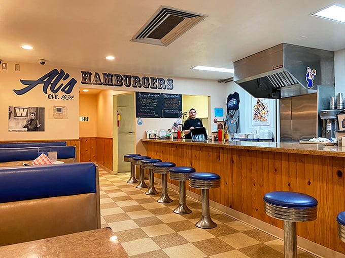 Where burger artisans work their craft in plain view, no smoke and mirrors, just honest cooking that speaks for itself.
