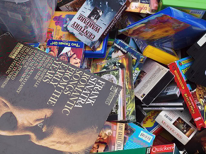 Literary gold mine where dog-eared classics mingle with forgotten bestsellers. Book lovers could get lost for hours here.