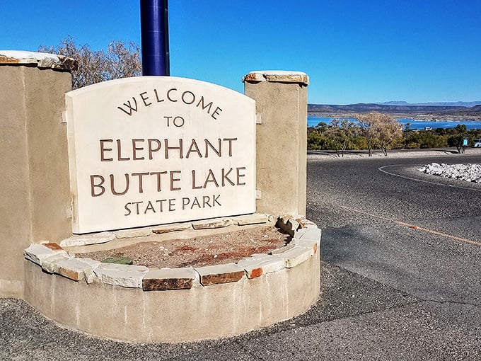 The entrance sign promises adventure beyond – like the opening credits to your own personal vacation movie. Cue the relaxation soundtrack.