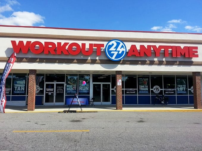 Workout Anytime Camden stands ready 24/7, because Southern hospitality means never telling your love handles they've overstayed their welcome, no matter the hour.