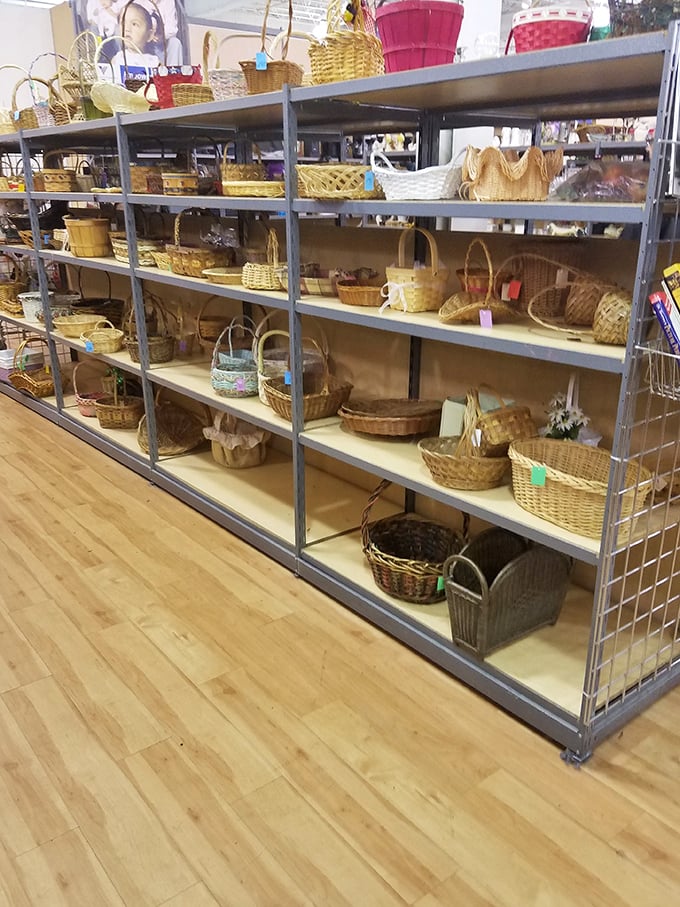 Basket cases welcome – woven wonders for organization, gifting, or simply adding texture to your thrifted home décor.