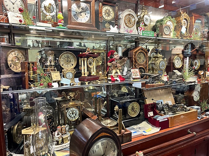 A mesmerizing collection of timepieces that once governed household rhythms—when checking the time was an occasion to appreciate craftsmanship, not just glance at your wrist.
