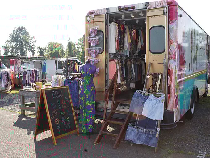 Fashion on wheels – this converted truck boutique proves great style can come from the most unexpected places, including a repurposed delivery vehicle.