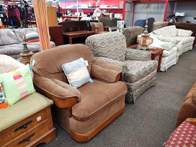 Comfort seekers, your throne awaits. These gently-loved armchairs have already been broken in—like wearing pre-softened jeans for your living room.
