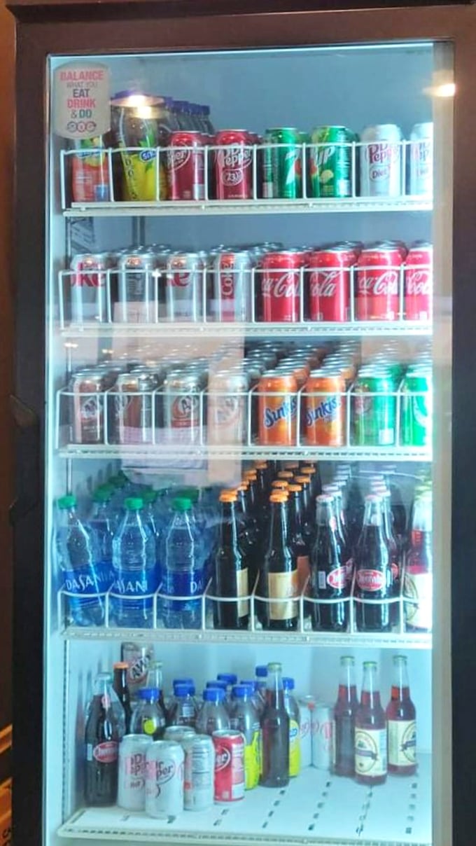The beverage cooler—a reminder that Smoque's BYOB policy is one of civilization's greatest achievements. Choose your companion wisely.