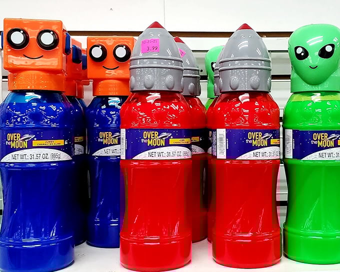 Space-themed bubble solution bottles that promise otherworldly fun. Even aliens know a good deal when they see one.