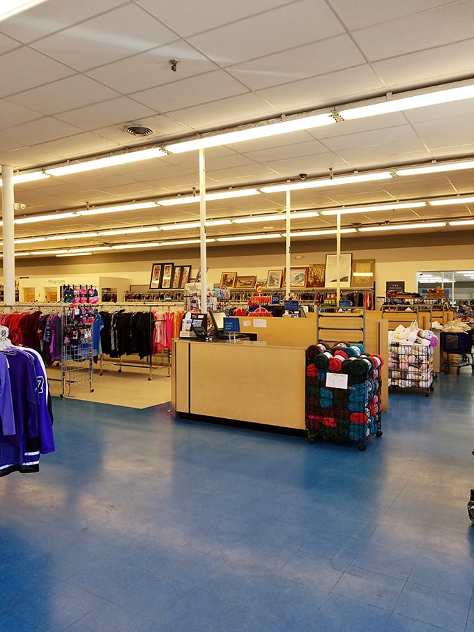 Command central, where treasures receive their humble price tags. The last stop before your thrifted gems head home to start their second lives.