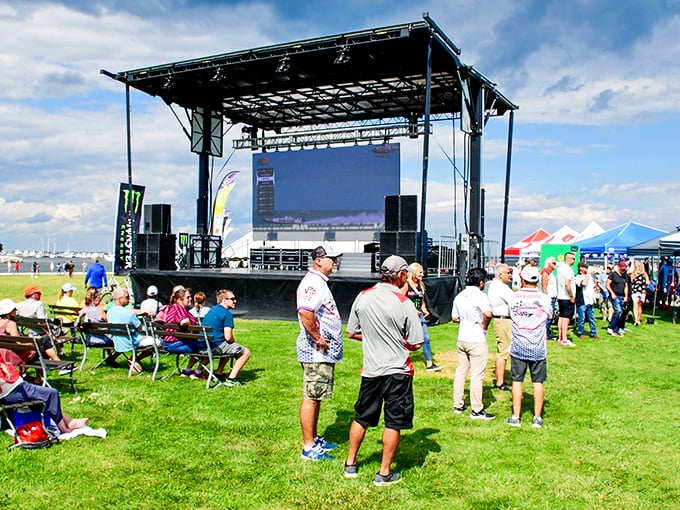 Community events by the lakefront bring locals together for music and sunshine—proof that the best social network doesn't require a password or profile picture.