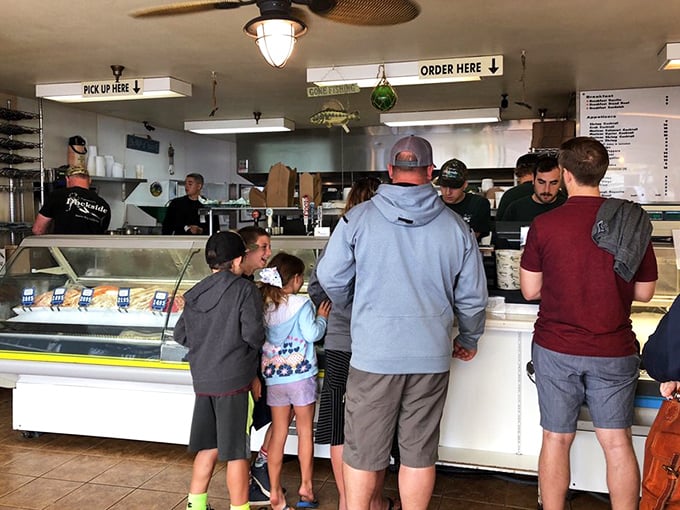 The ordering counter – where dreams become reality and hungry visitors transform into soon-to-be-satisfied customers. Life's pivotal moments happen here.