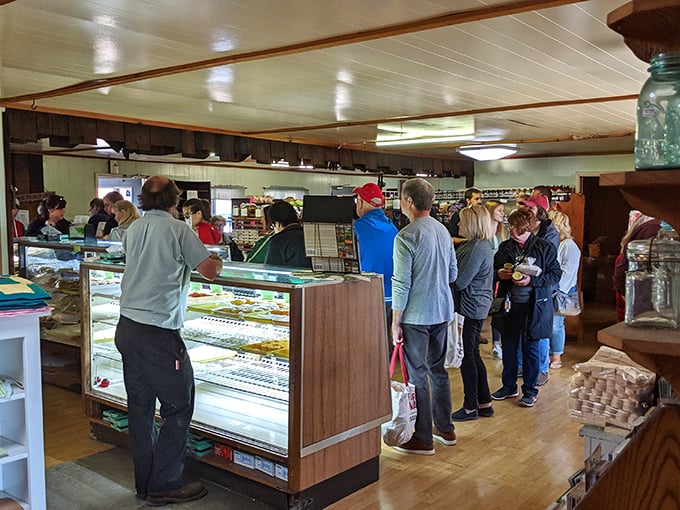 The display case – where decisions become impossible and "I'll take one of each" becomes a perfectly reasonable request.