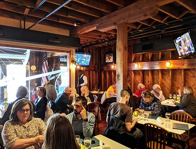 Where strangers become friends and friends become family – the dining room buzzes with the universal language of good food appreciation.