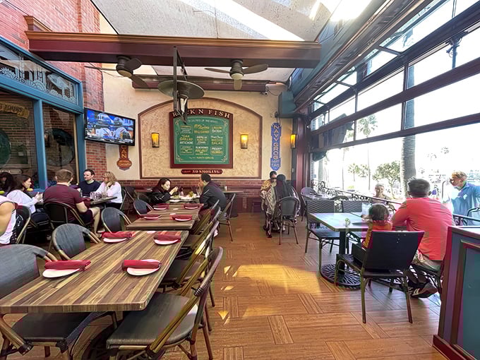 Even on busy days, the atmosphere remains convivial—a community united in the pursuit of exceptional seafood and good times.