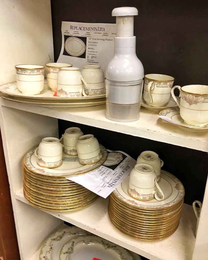 Fine china stacked with possibility—these dinner plates have hosted countless family meals and are ready for an encore performance at your table.