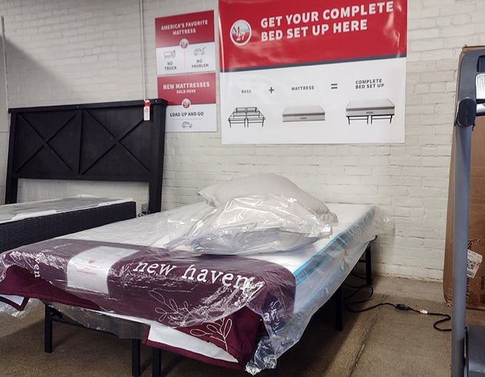 New mattresses at thrift store prices—because dream-worthy sleep shouldn't cost you your dreams of financial stability.