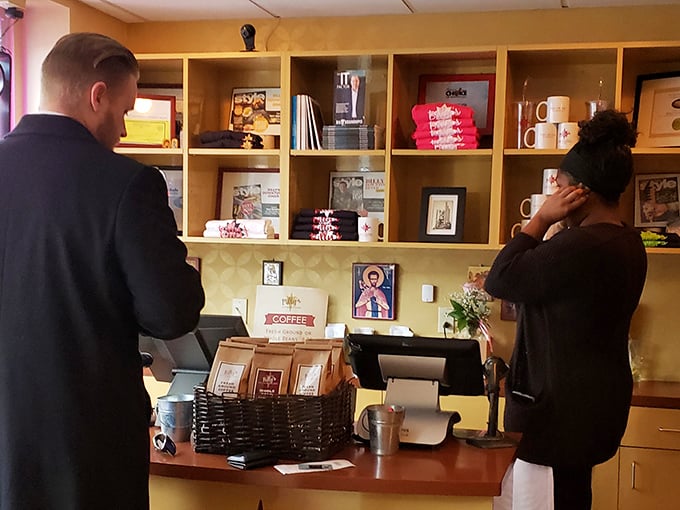 Even the merchandise corner feels like an extension of the dining experience—a chance to take a little piece of Billy's comfort home with you.