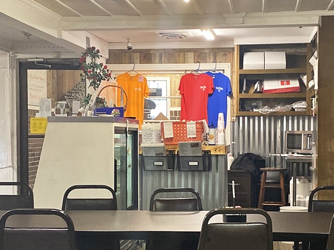 Even the merch corner feels charmingly unpretentious. No artisanal, small-batch nonsense—just straightforward souvenirs that say "I was here, and it was delicious."
