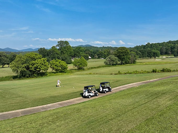 Golf in Blairsville: where every swing comes with a complimentary mountain panorama that even the worst scorecard can't spoil.
