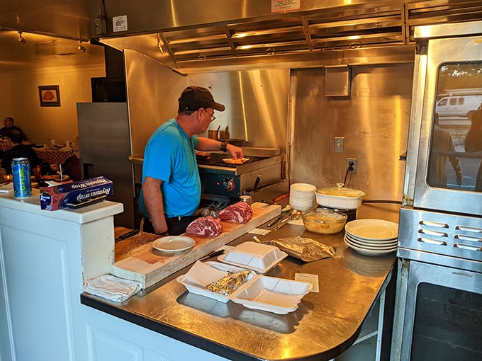In this kitchen, steak isn't just cooked—it's respected, honored, and treated with the reverence usually reserved for fine art.