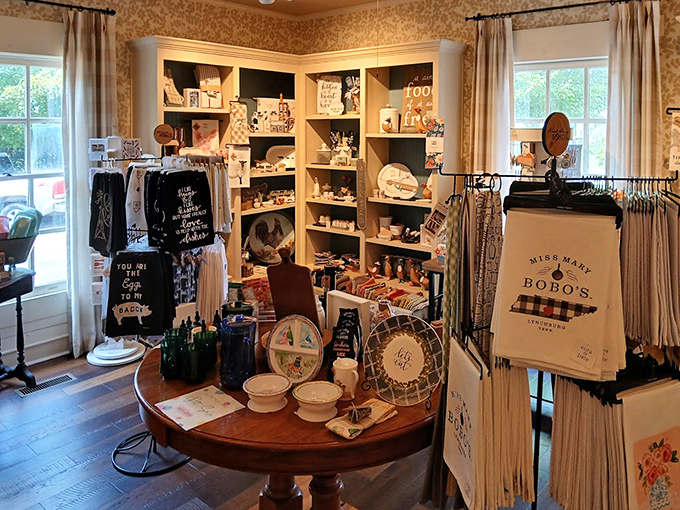 The gift shop offers souvenirs that let you take home a piece of Southern charm, minus the calories but with all the memories.